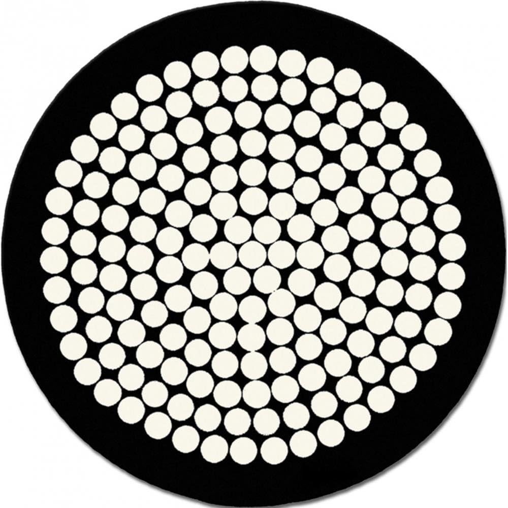 Amazon.com: VP08 Rug Round S - Inspired by Verner Panton - Black ...