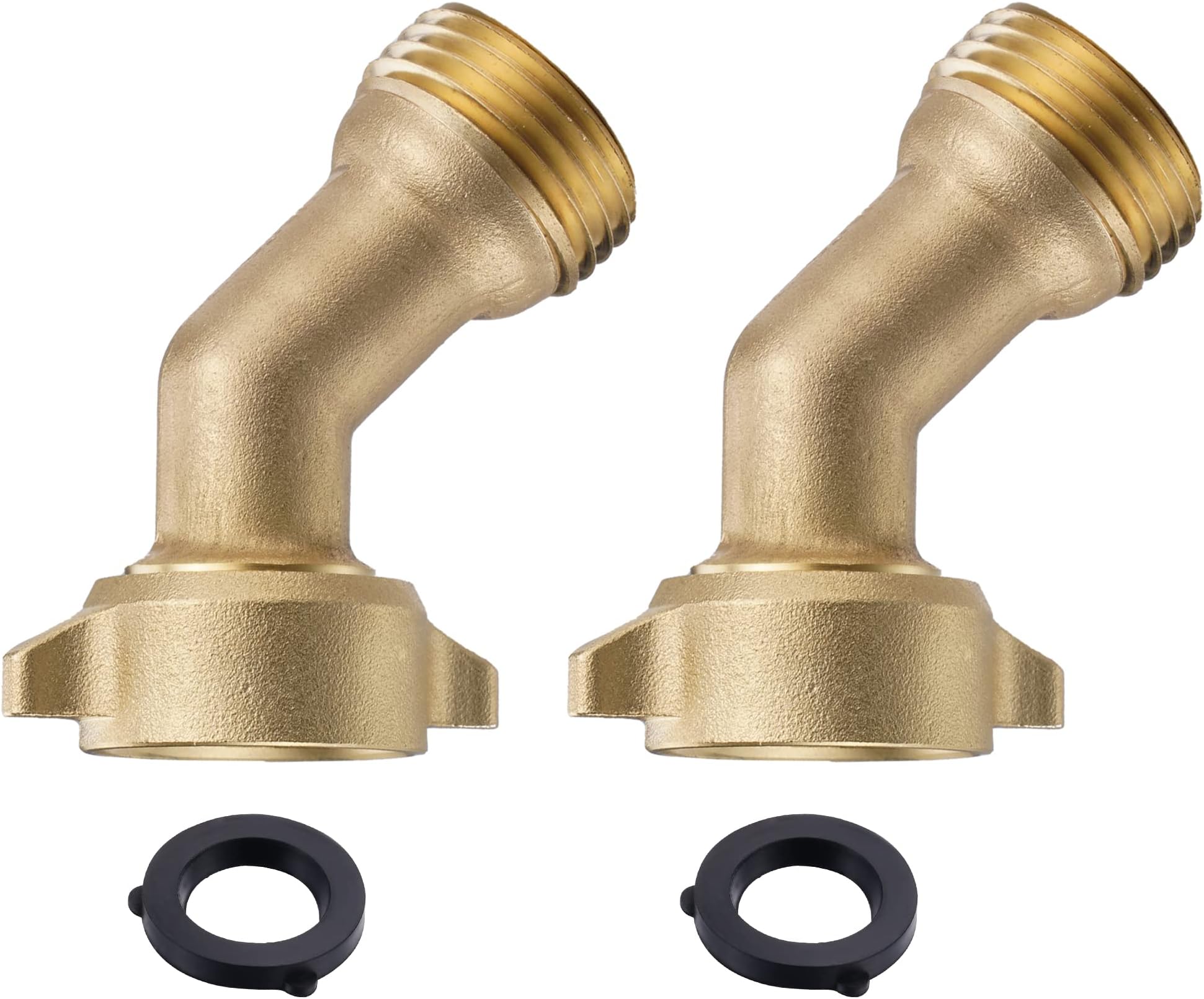 Amazon.com: VOLTORB 45-Degree Hose Elbow 3/4" Garden Hose Connector ...