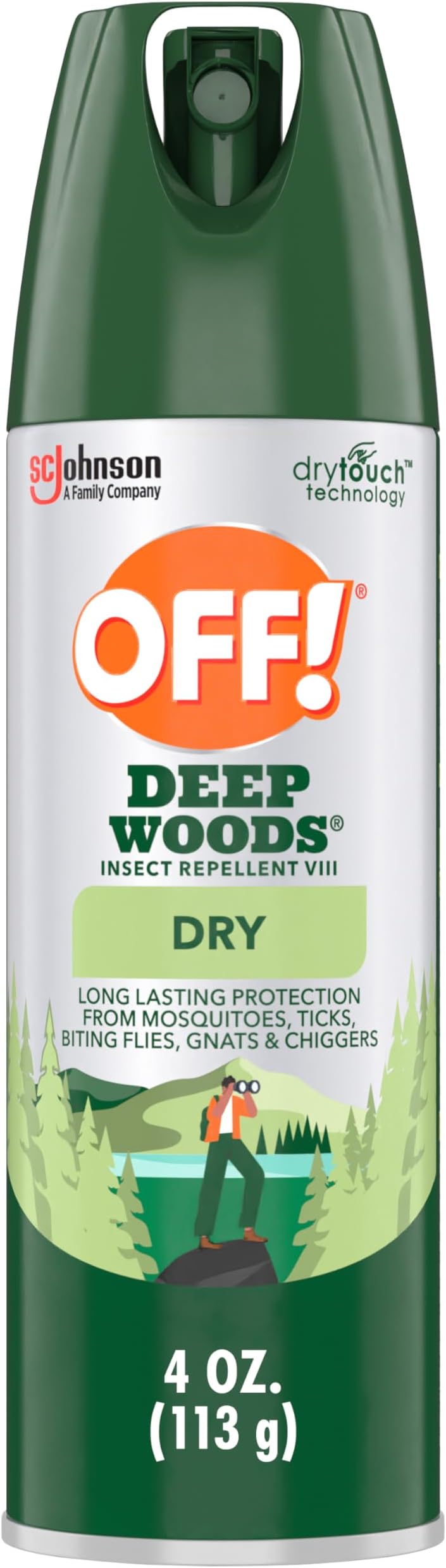 Amazon.com: Off! Deep Woods Insect Repellent V Ticks Aerosol, 6 Ounce ...