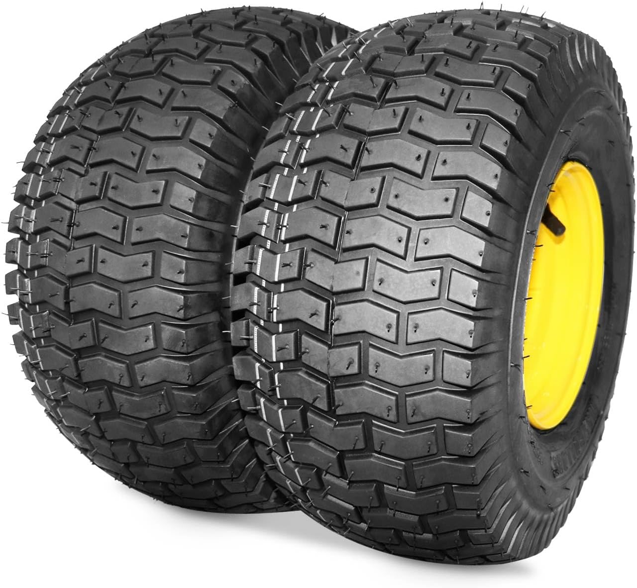 Amazon.com: VEVOR Lawn Mower Tires, 16x6.5-8 in Tubeless Tractor Tires ...