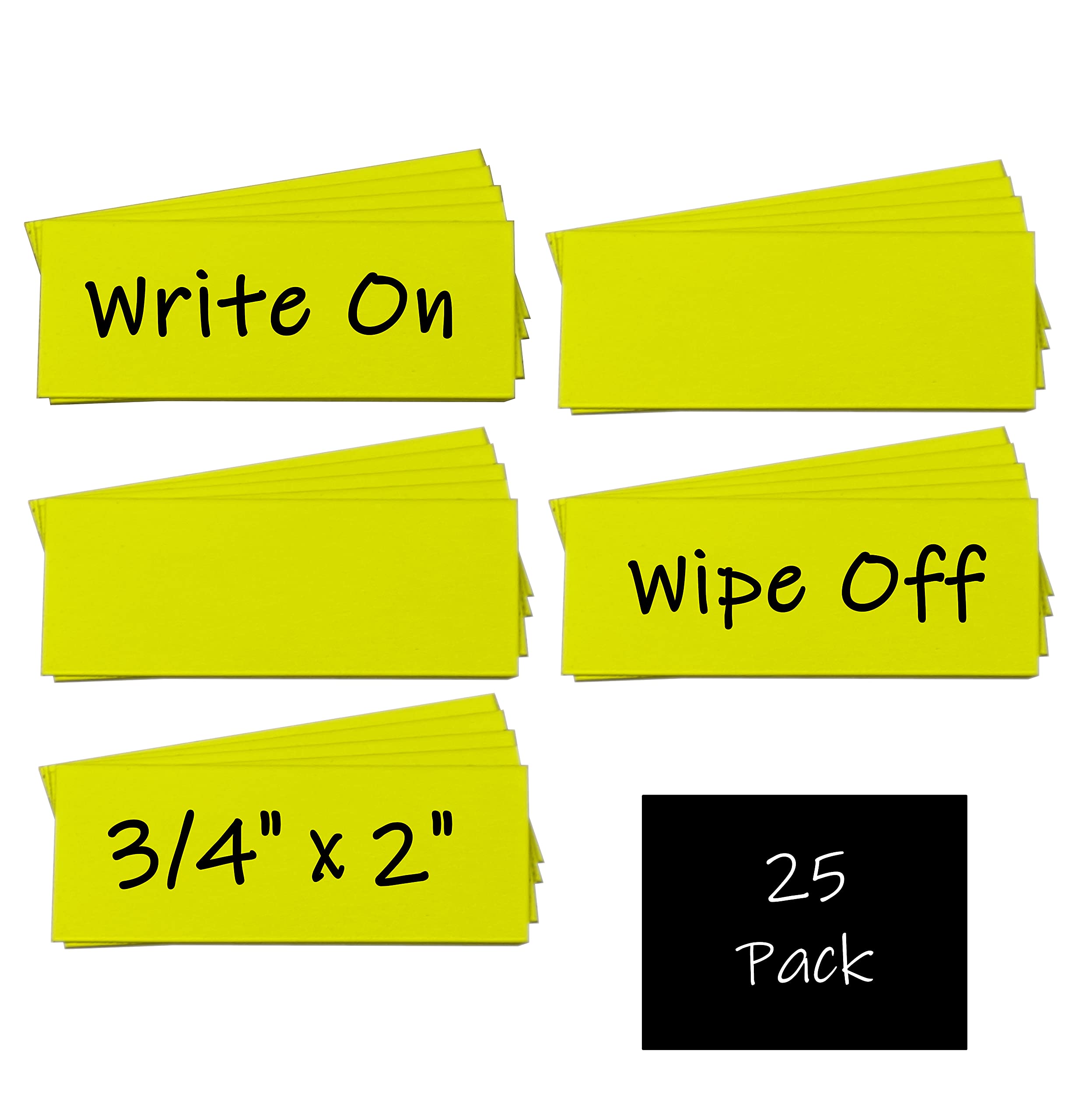 Reusable Magnetic Markers Magnetic Write-On Strips - 2 X 7/8 Inch ...