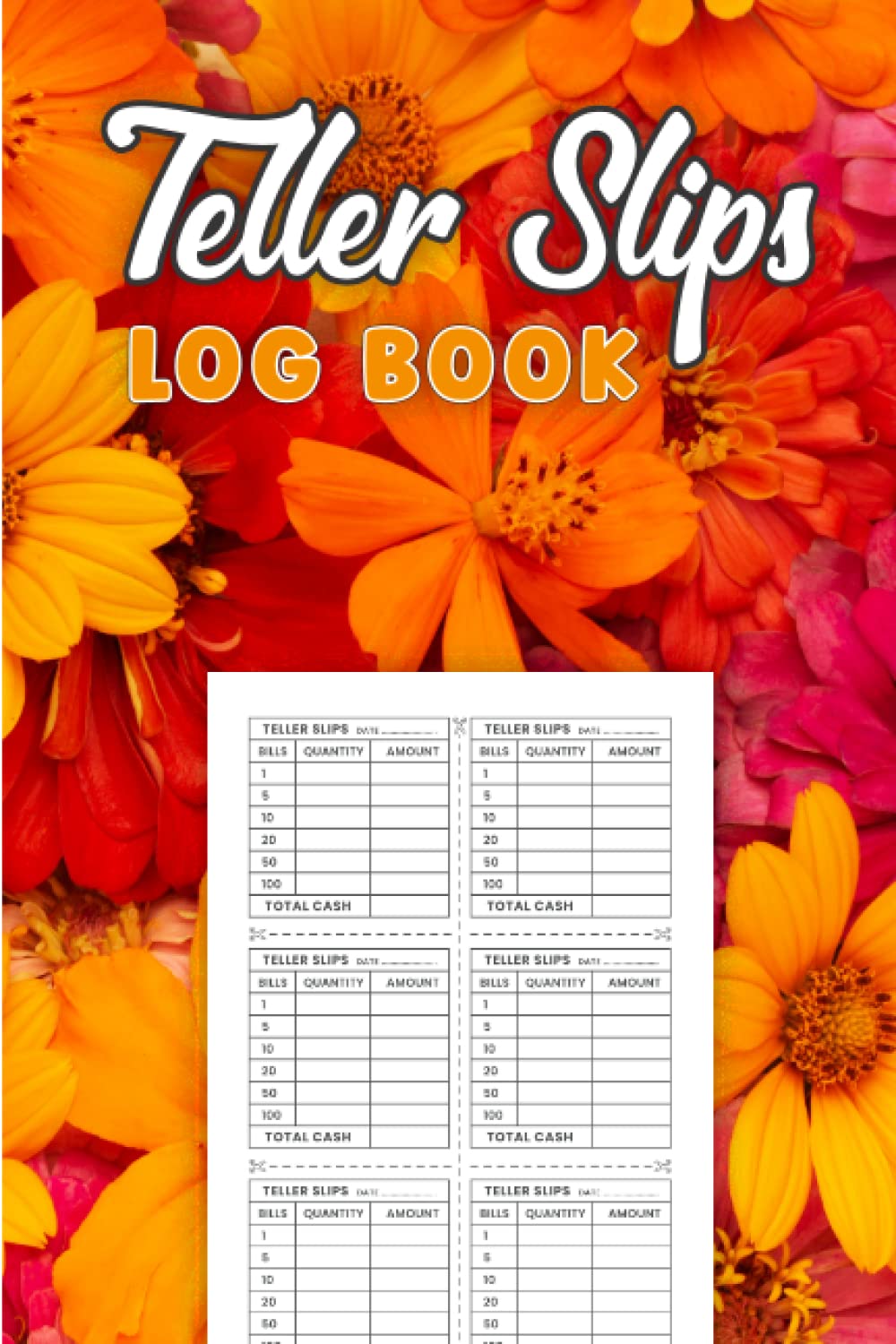 Teller Slips Logbook: Cash Breakdown Teller Budgeting and teller slip ...