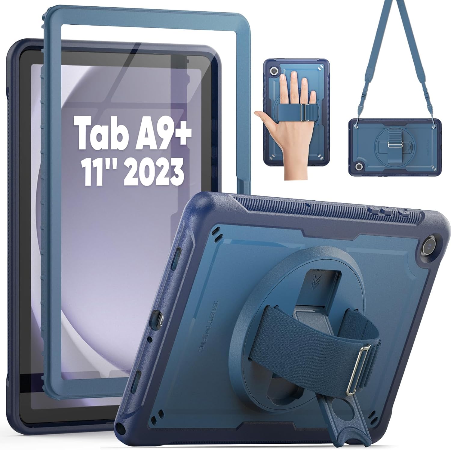 Amazon.com: SEYMAC Case for Samsung Galaxy Tab A9+ Plus Case 11" 2023 ...