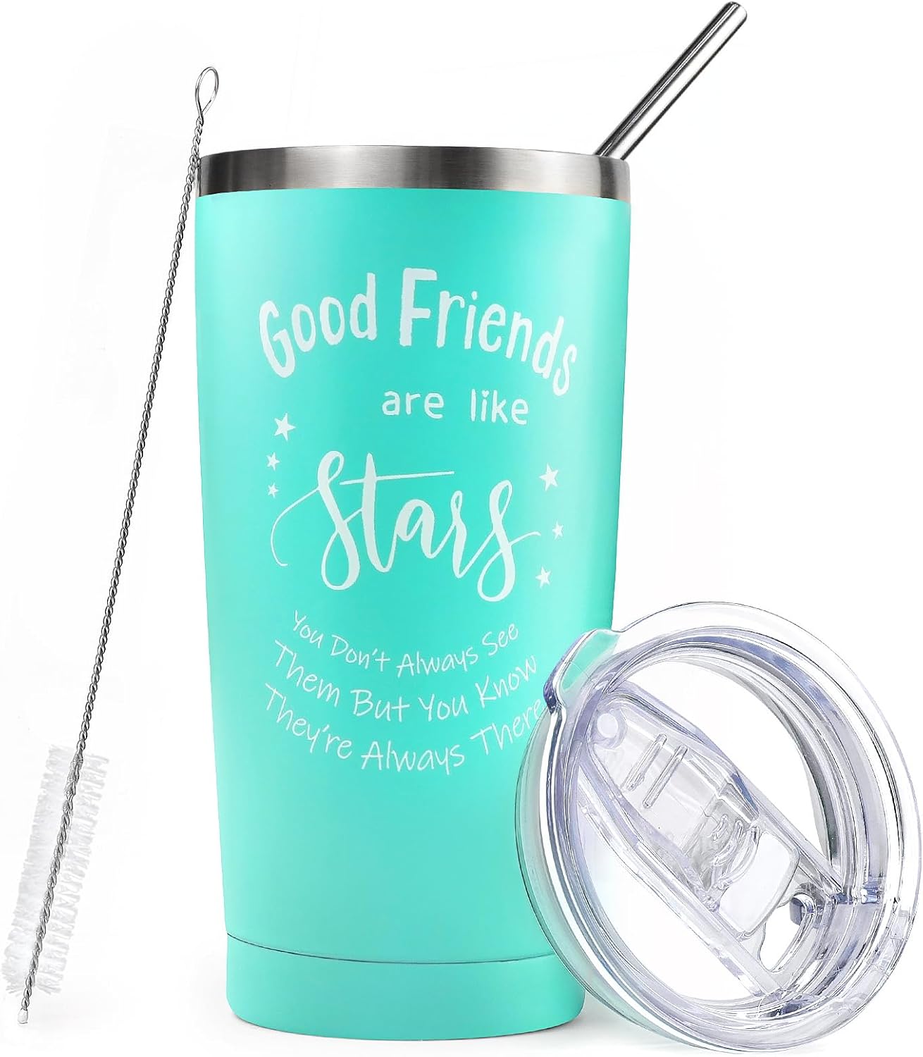 Amazon.com | Panspace Best Friend Tumbler, Friend Gifts for Women Men - 20oz Insulated Tumbler ...