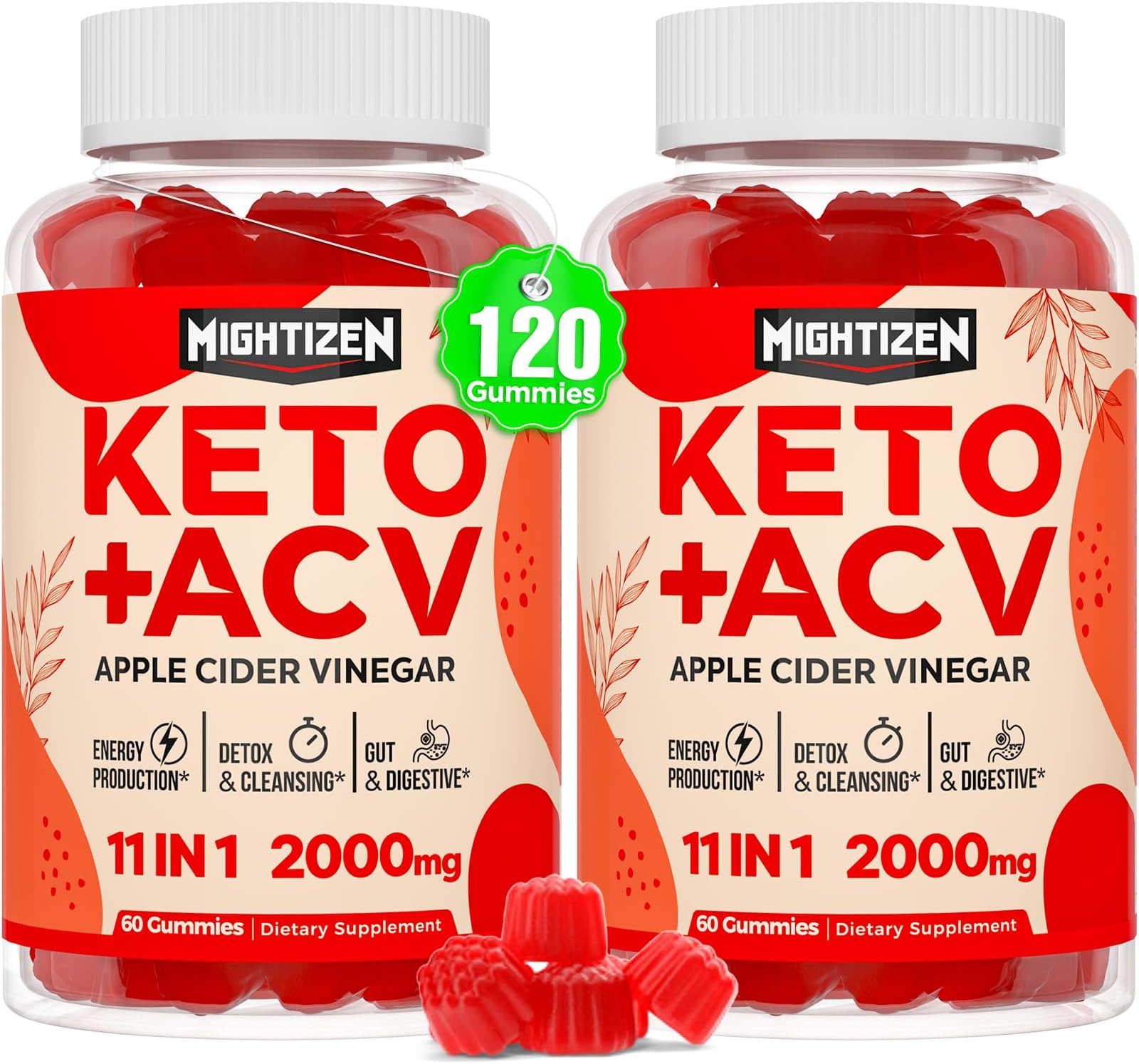 Amazon.com: 2000Mg Advanced Keto Acv Gummies, Lean Light Keto Acv ...