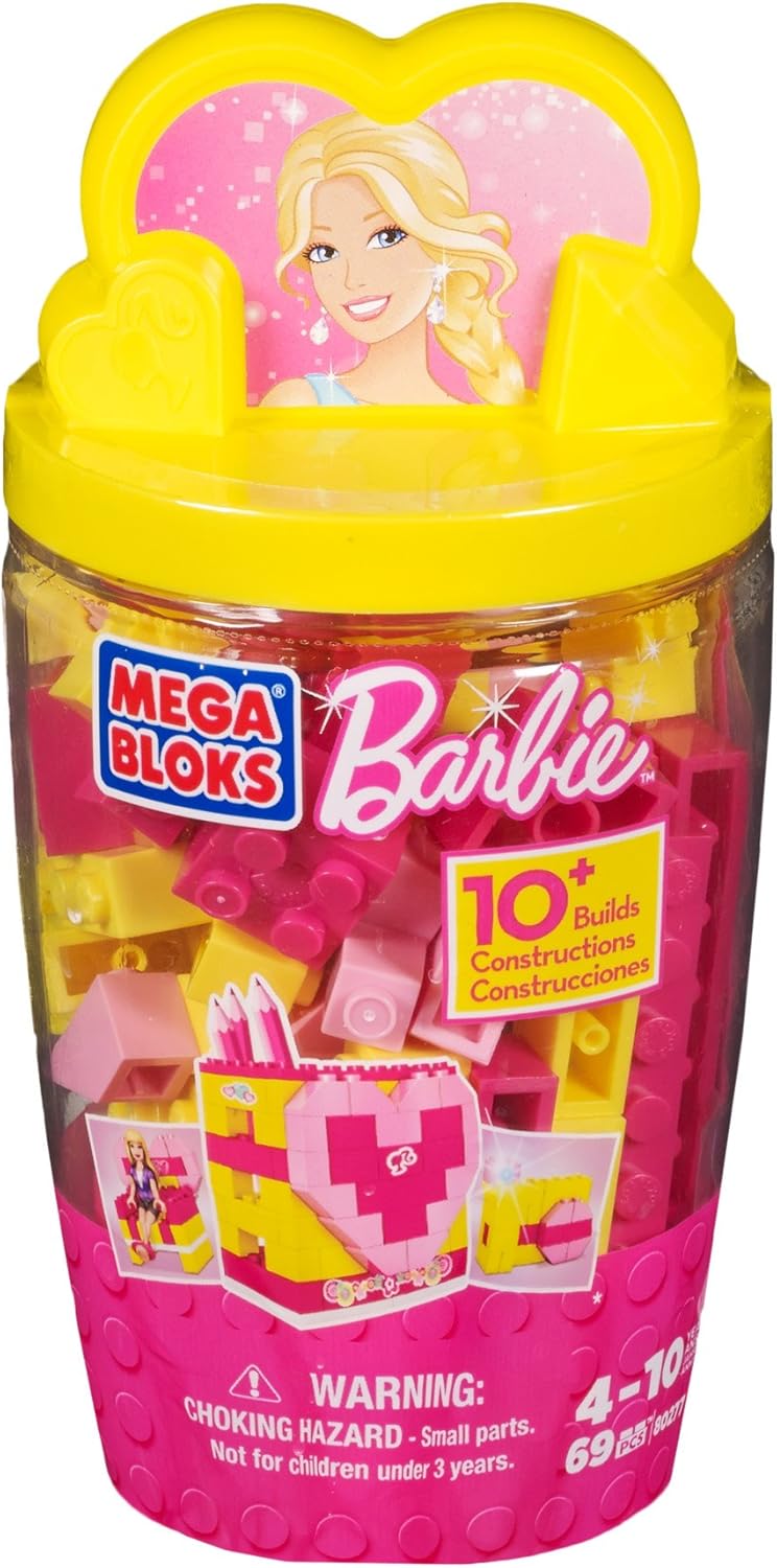 Amazon.com: Mega Bloks Barbie Art n' Craft Bulk Blocks : Toys & Games