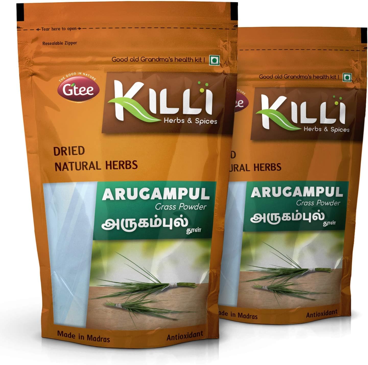 KL Bermuda | Arugampul | Cynodon dactylon | Doob Grass Powder, 100g ...