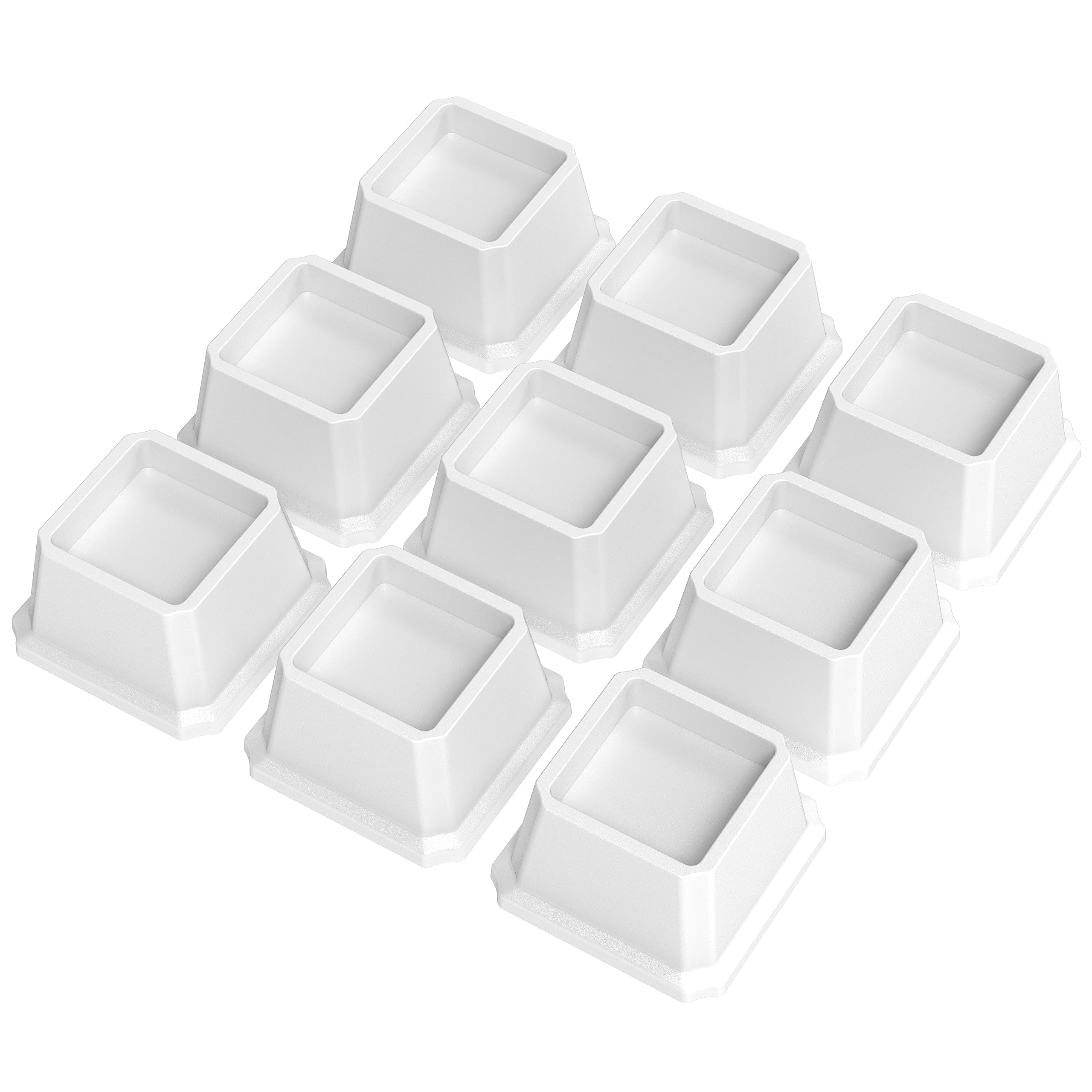 Amazon.com: Whynonap Bed Risers 2 Inch Set of 9, Heavy Duty Bed ...
