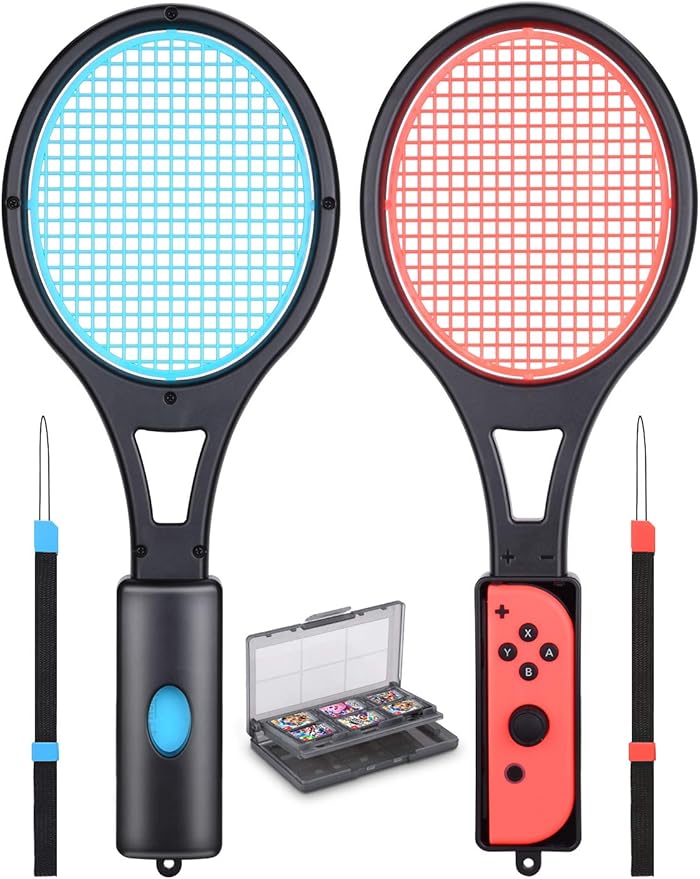 Mario Tennis Racket - Tendak Tennis Racket for Nintendo Switch Joy-Con ...