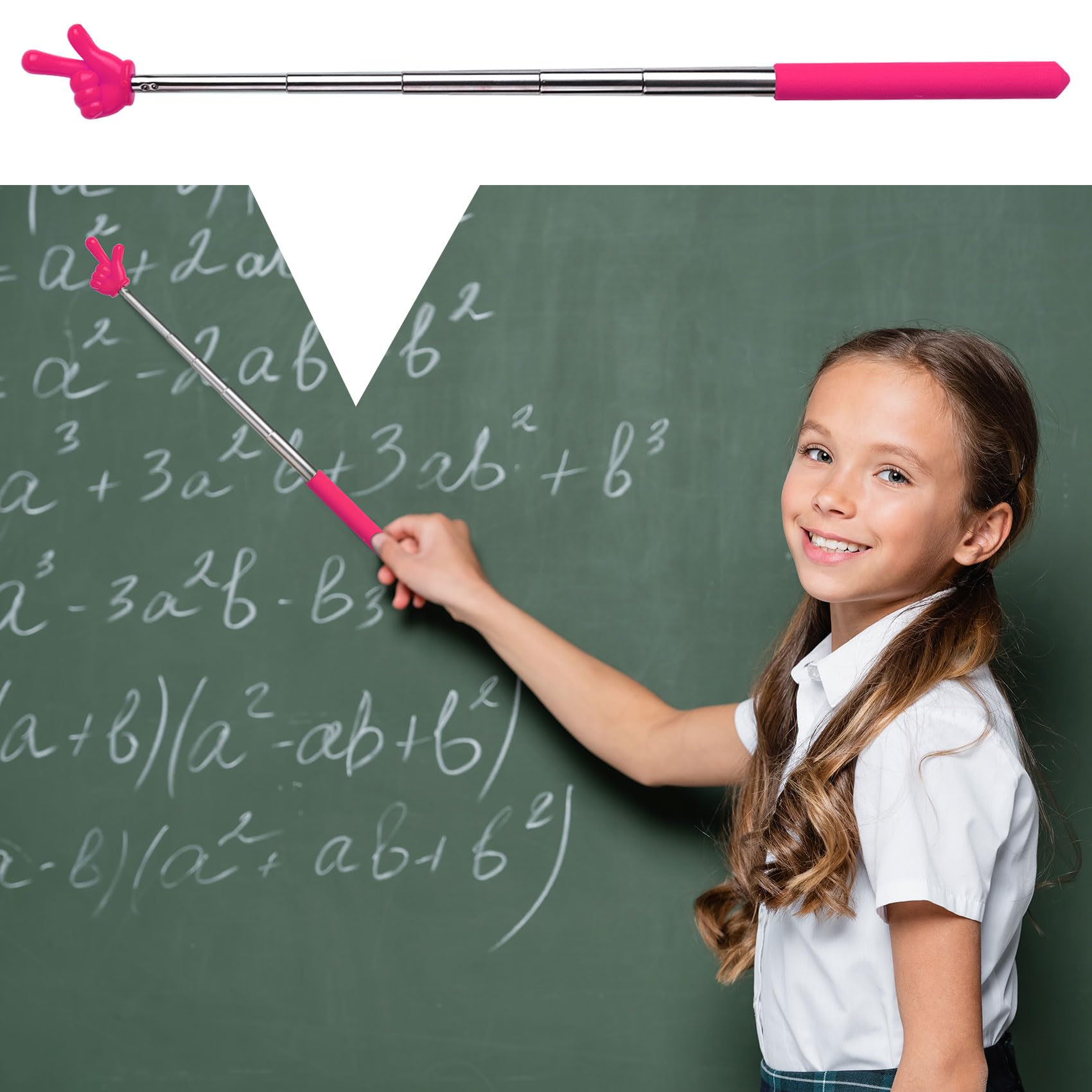 Snapklik.com : PAGOW 5 Pcs Retractable Teacher Pointer Sticks, Colorful ...
