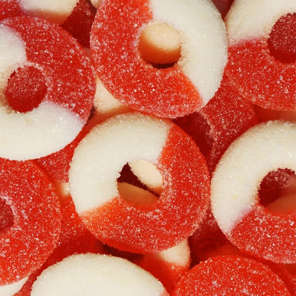 Amazon.com : SweetGlob Gummy Rings Fruit Flavor Soft & Chewy Gummy ...
