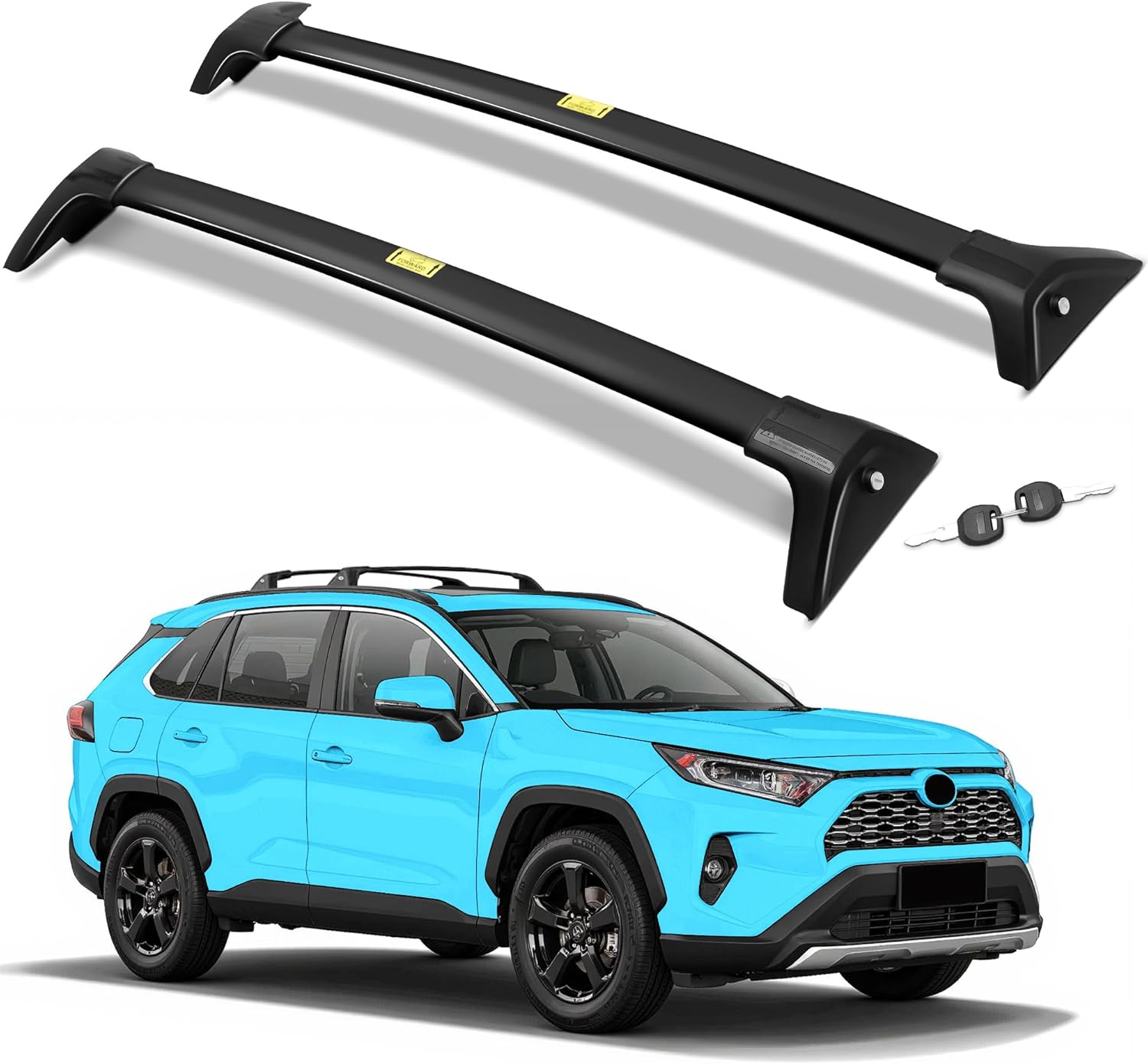 Amazon.com: Roof Rack Cross Bars for 2019-2025 Toyota RAV4 (Not Fit for ...