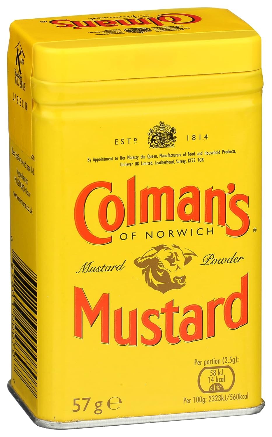 Amazon.com : Original Colmans English Dry Mustard Powder Imported From ...