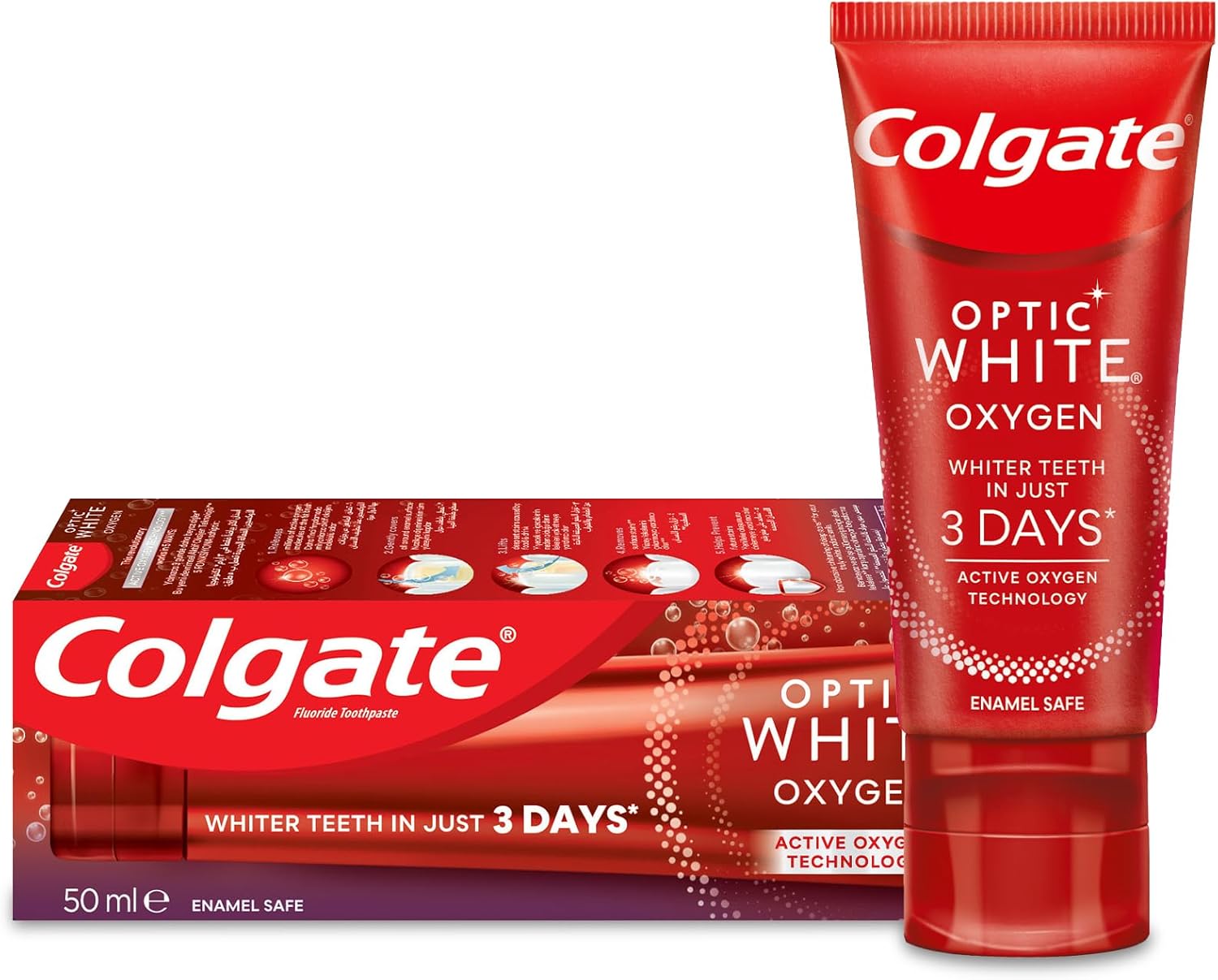 Colgate Optic White Oxygen Aktif Oksijen Teknolojisi Beyazlatıcı Diş ...