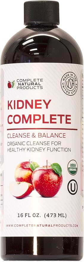Kidney Complete 16oz - Organic Liquid Kidney Cleanse, Kidney Stones ...