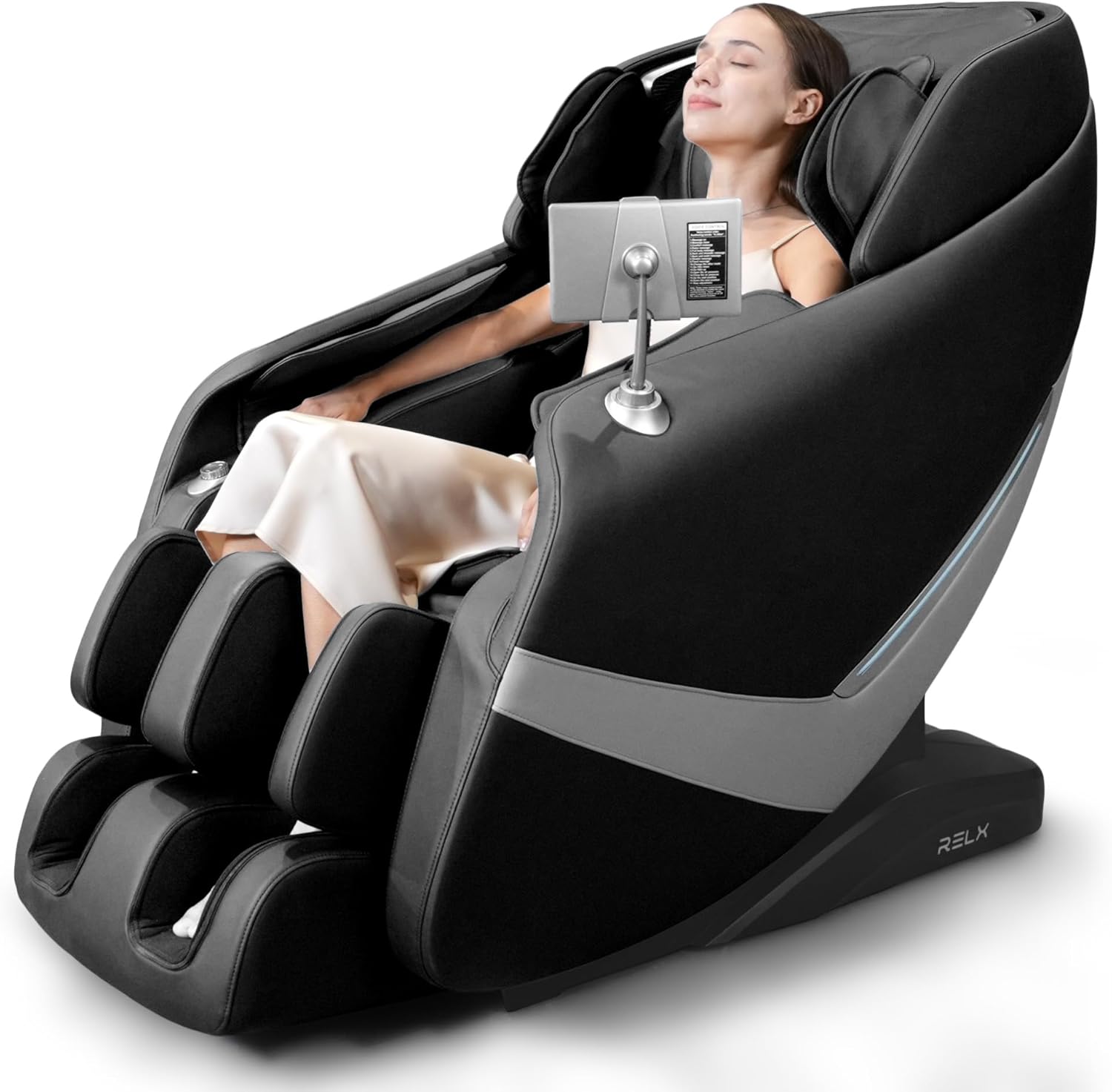 Amazon.com: RELX 2025 Massage Chair Full Body, Zero Gravity Airbag Shiatsu Massage Chair with SL ...