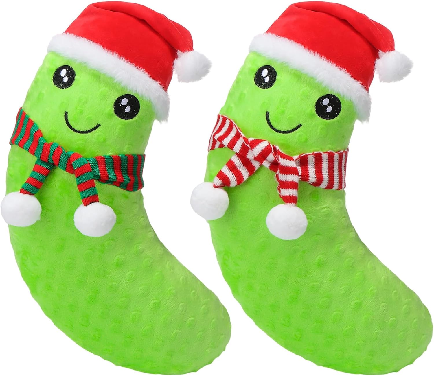 Amazon.com: XEQWZVFR 2 Pack Christmas Pickle Pillow Plush Stuffed ...