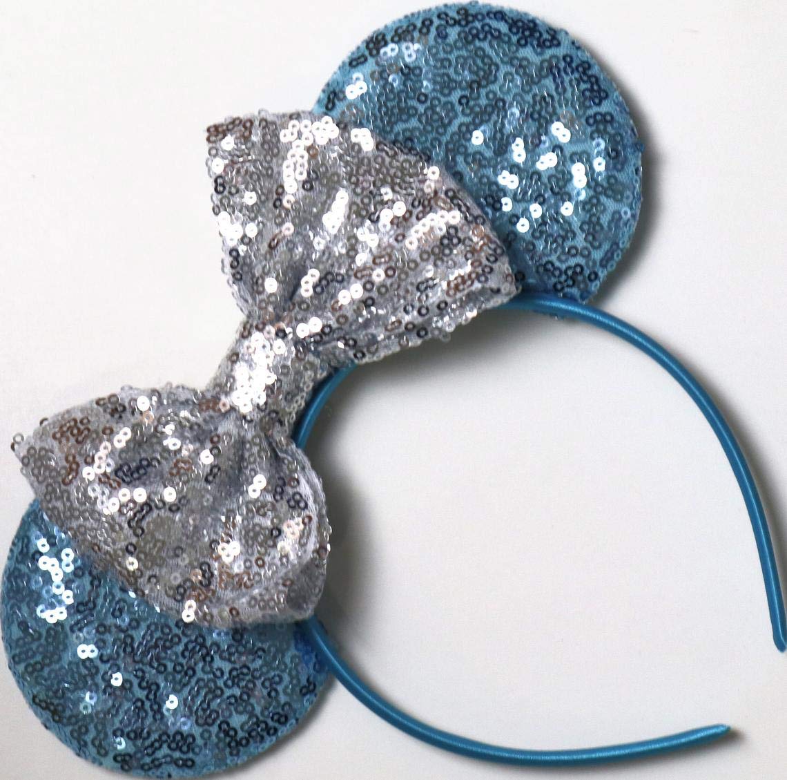 Buy CLGIFT Cinderella Inspired Minnie Mouse Ears, Blue Mickey Mouse ...