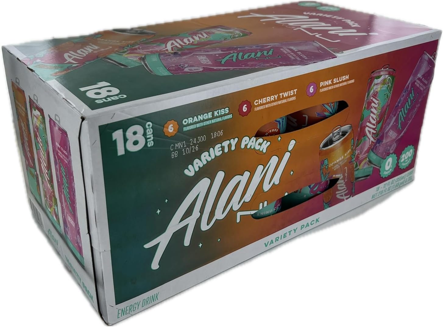 Amazon.com : Alani Nu Energy Drink Variety Pack, 12 Fluid Ounce (Pack ...