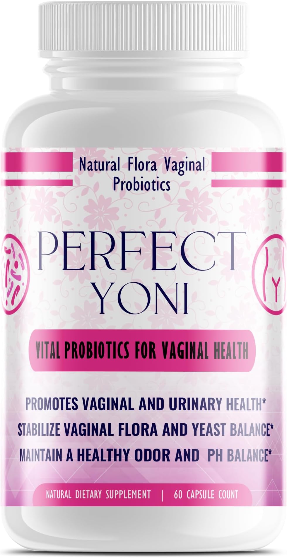 Amazon.com: Perfect Yoni Female Vaginal Probiotics - 60 Capsules of ...