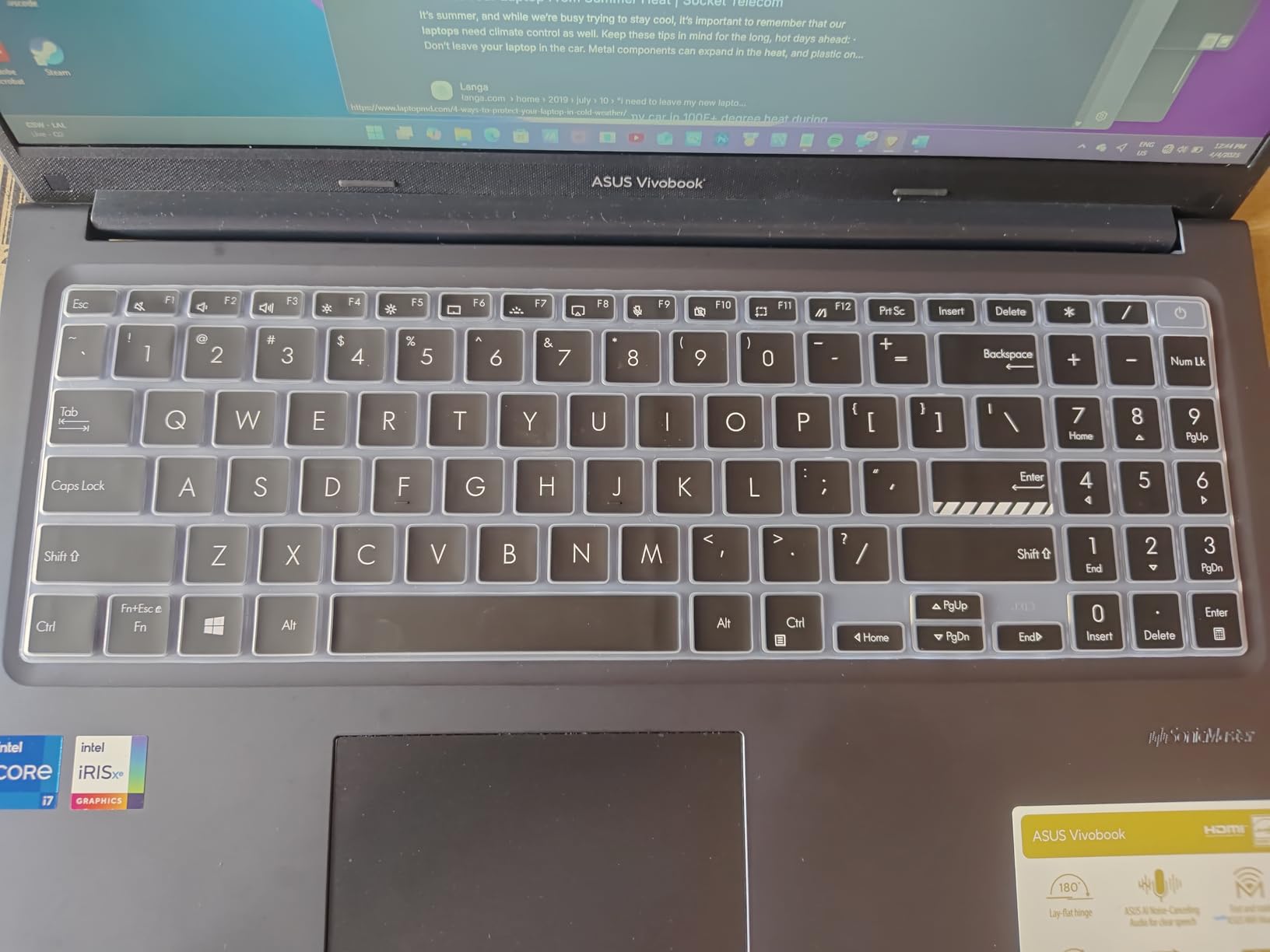 OJOS Keyboard Cover for ASUS VivoBook Pro 16X M6501 M3500 K3500 M6500 ...