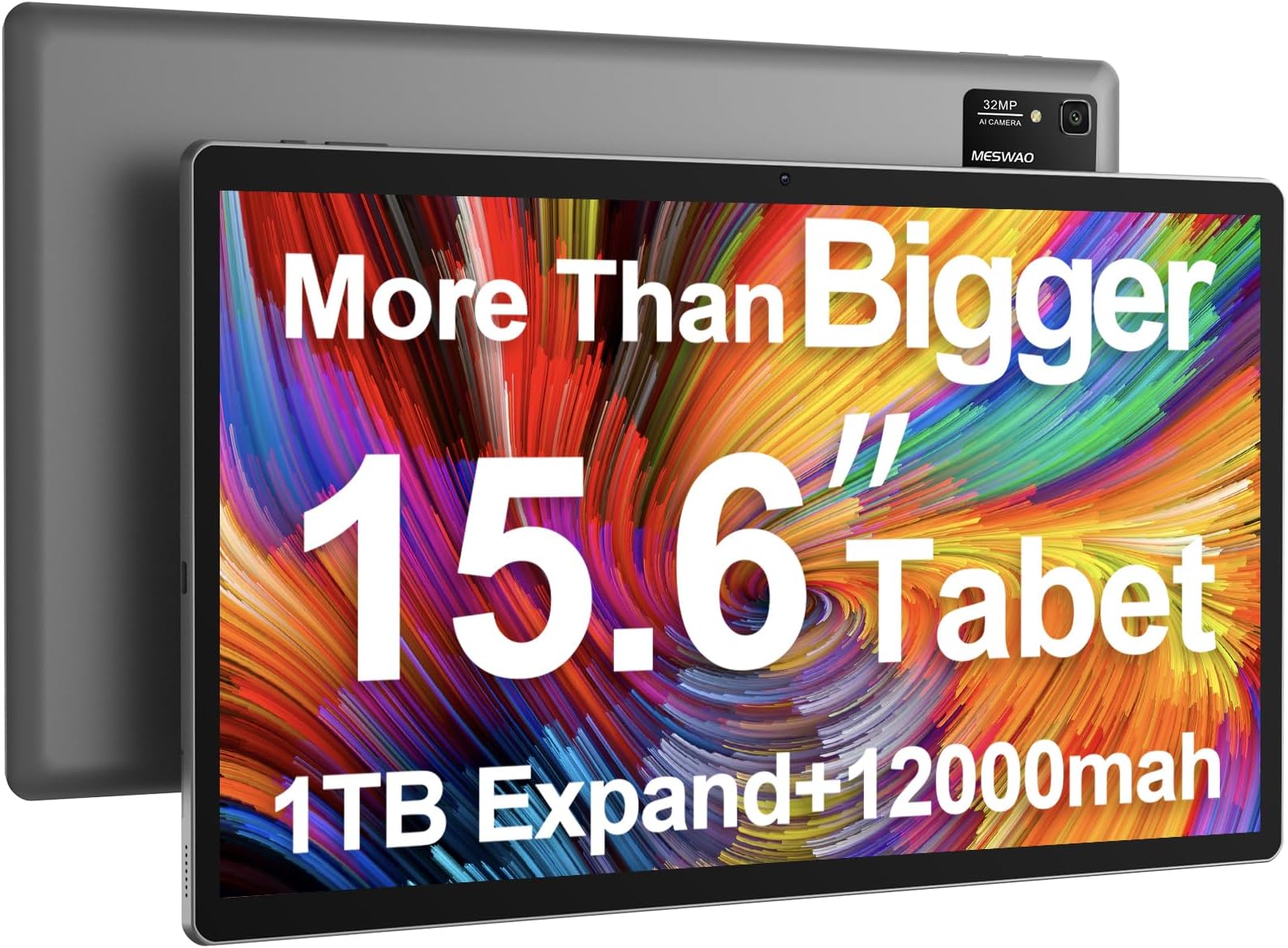 Amazon.com : MESWAO Tablet 15.6 Inch Android 14 Tablet, Large Tablet ...