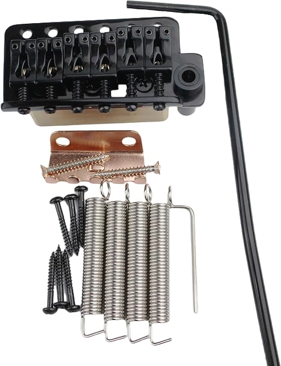 Amazon.com: Guyker Guitar Tremolo Bridge String Spacing 10.8MM with ...