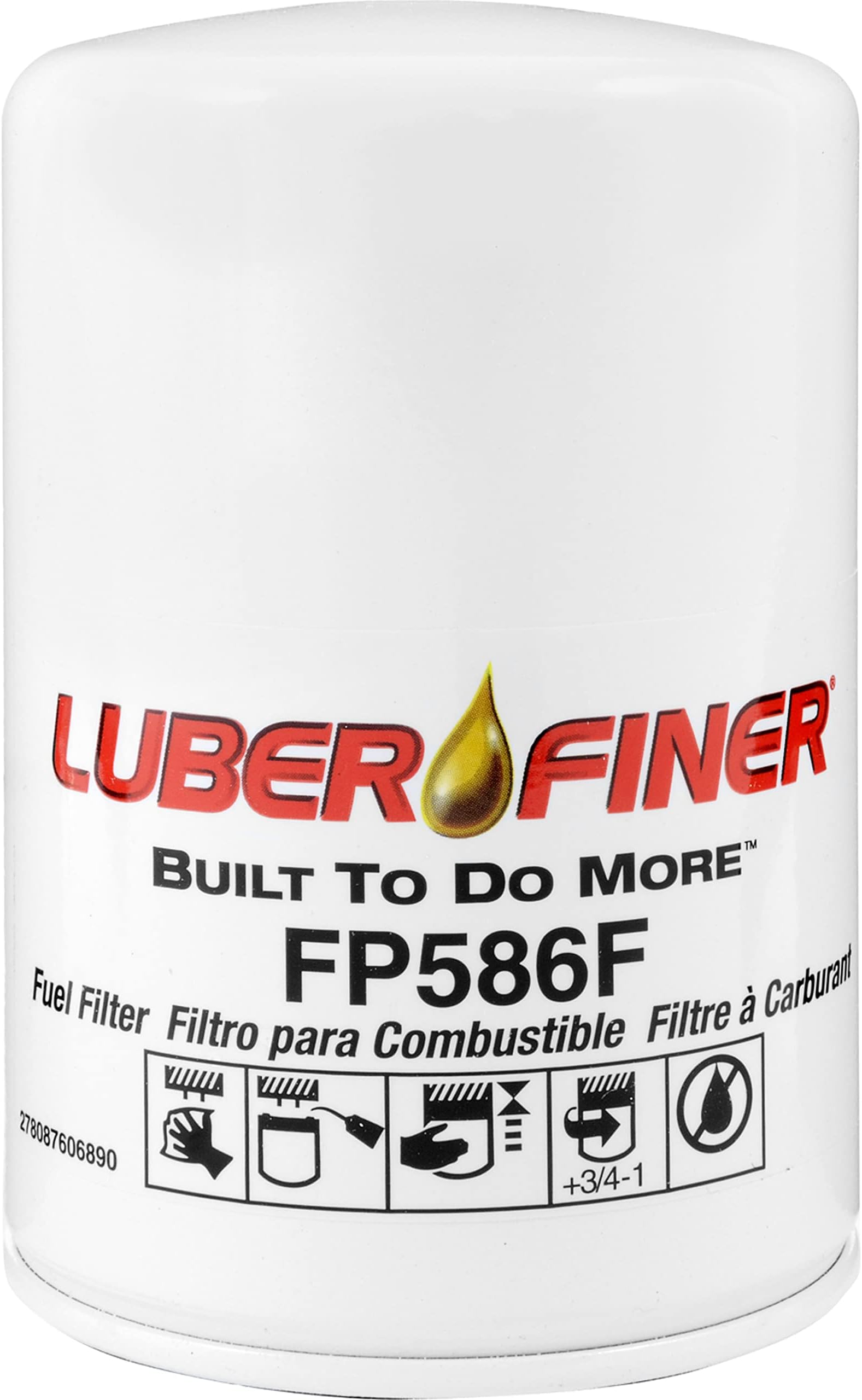 Amazon.com: Luber-finer LFF1000 Heavy Duty Fuel Filter, White : Automotive