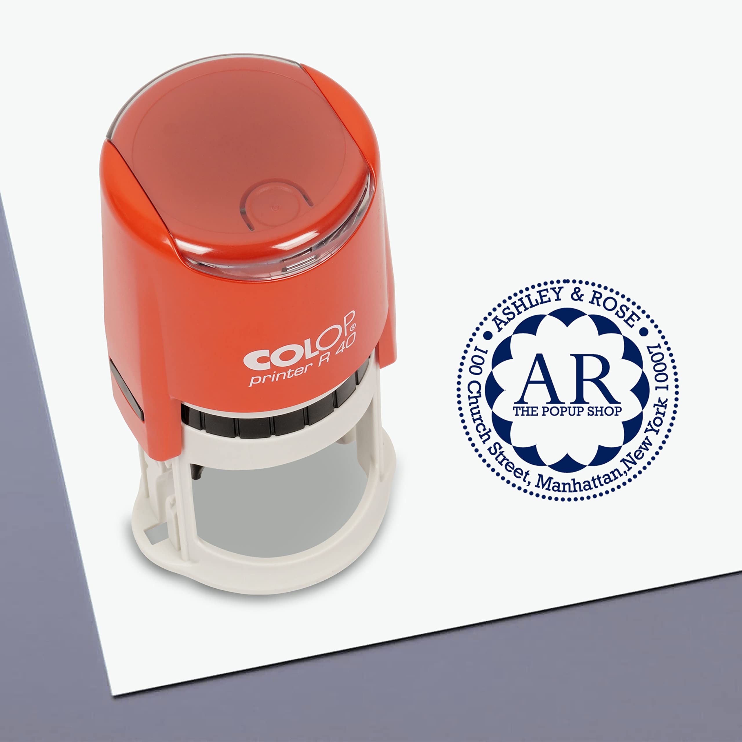 Monogram Rubber Stamps Personalised Monogram Rubber Stamp — Hot Dot