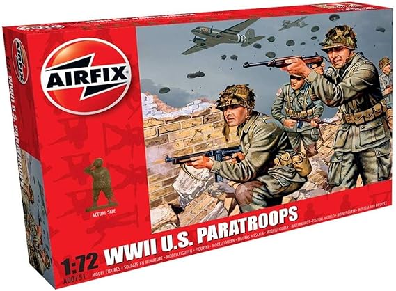 Amazon.com: Airfix A00751 WWII US Troops Figures 1:72 Military Soldiers ...