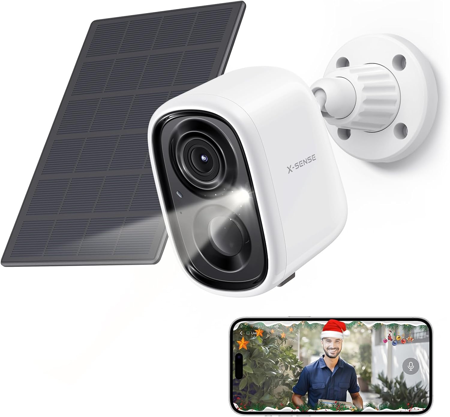 X-Sense Outdoor Camera Wireless, Home Security Camera, 1080P Cameras ...