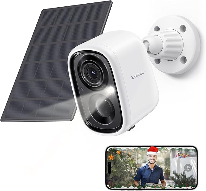 X-Sense Outdoor Camera Wireless, Home Security Camera, 1080P Cameras ...