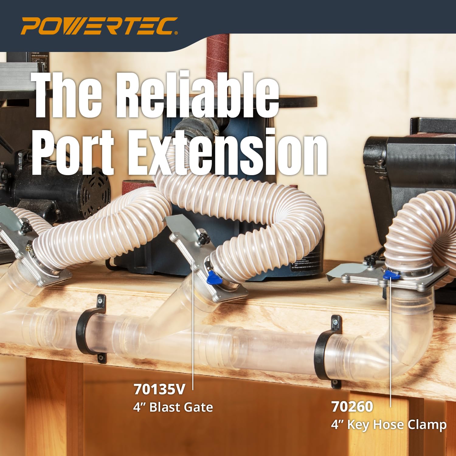 Snapklik.com : POWERTEC Clear PVC Pipe 4" X 36" Long, 2PK Plastic ...