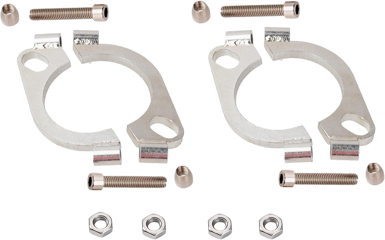 Amazon.com: Jxsaboorle 2 Sets 3.0 Inch Split Exhaust Flange Repair Kit ...
