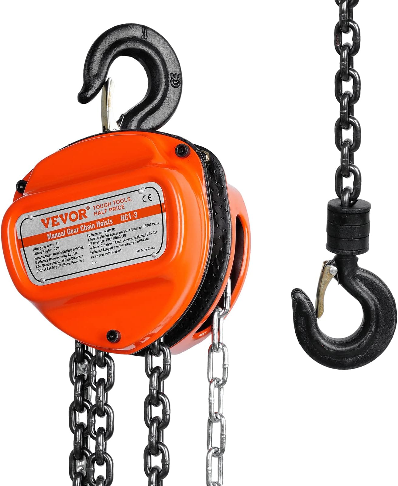 Amazon.com: Mode Chain Container Suits for 1 Ton Manual Hoist Chain Bag ...