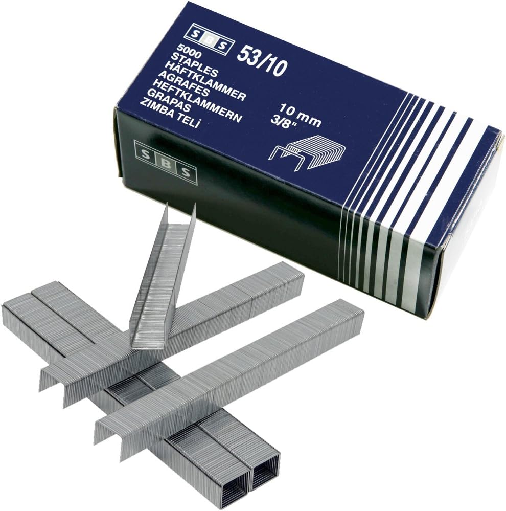 SBS lot de 5000 agrafes de type 53 agrafes handtackerklammern agrafes ...