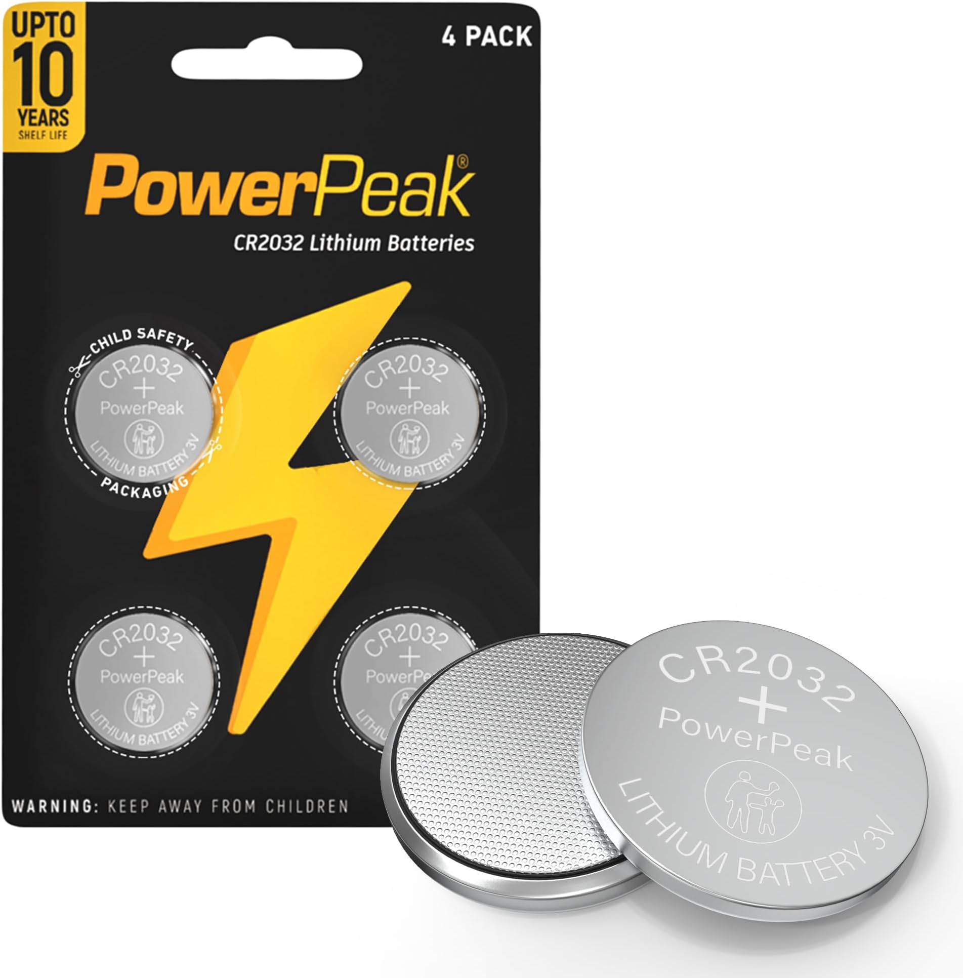 Key Power CR2032-KP Car Key Fob Lithium Battery 3 V : Amazon.co.uk ...