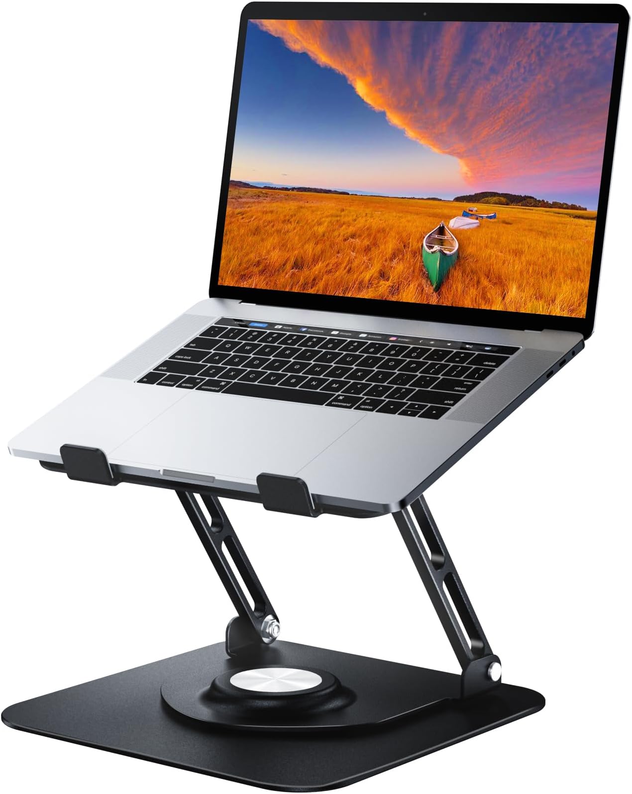 Amazon.com: ivoler Adjustable Laptop Stand with 360° Rotating Base ...