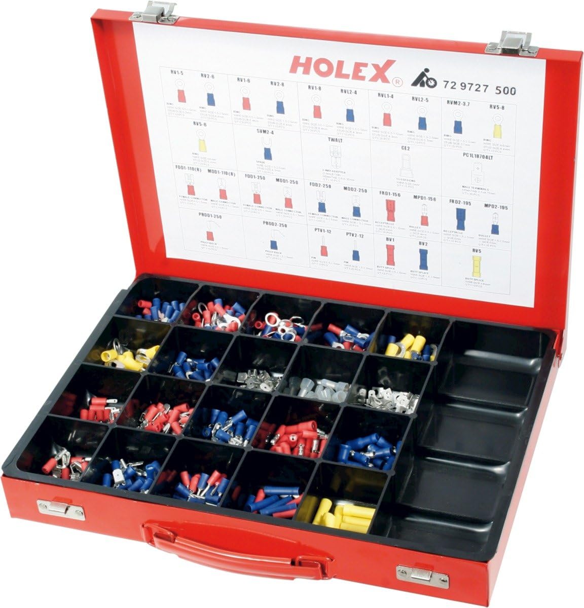 HOLEX Terminal Connector and Connector Set without Crimping Tool 500 ...