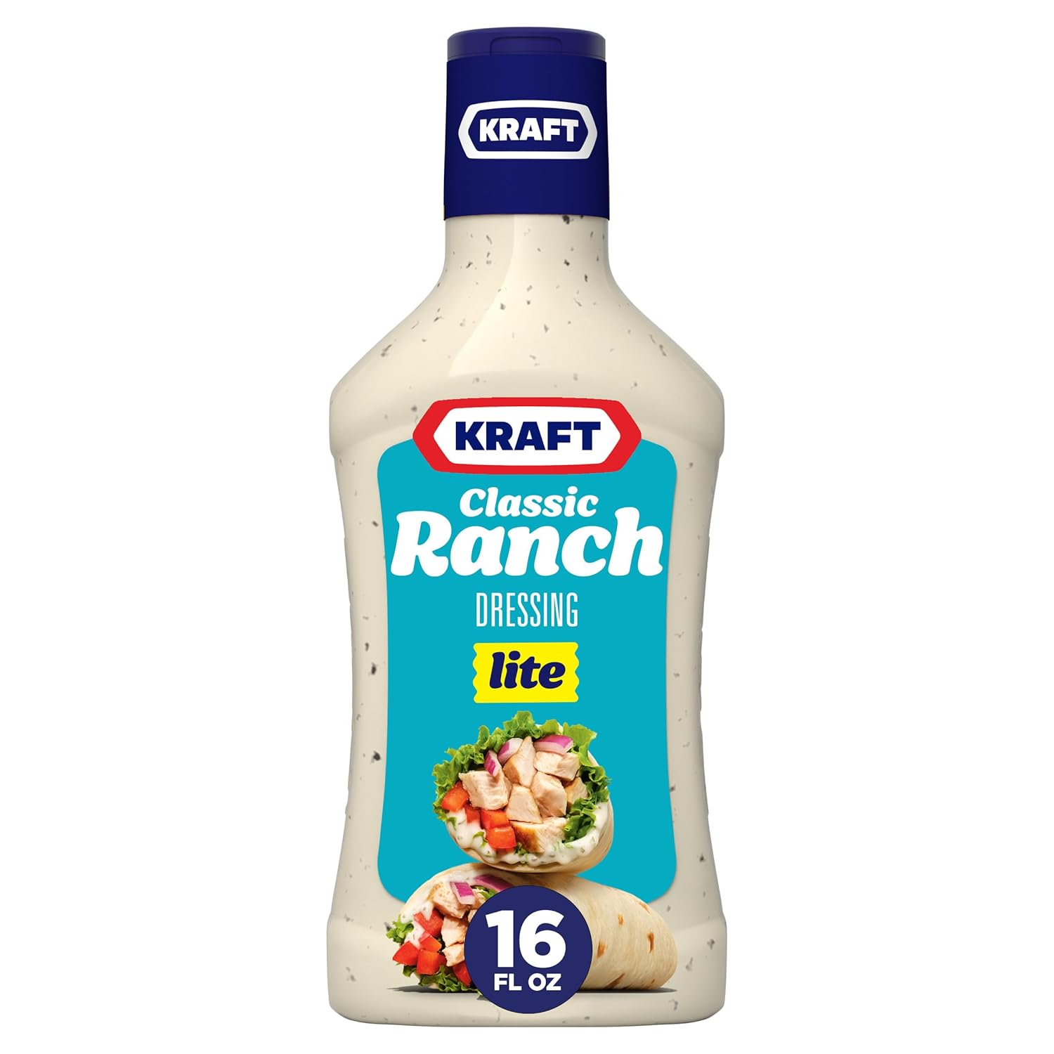 Amazon.com : Kraft Classic Ranch Lite Salad Dressing (16 fl oz Bottle ...