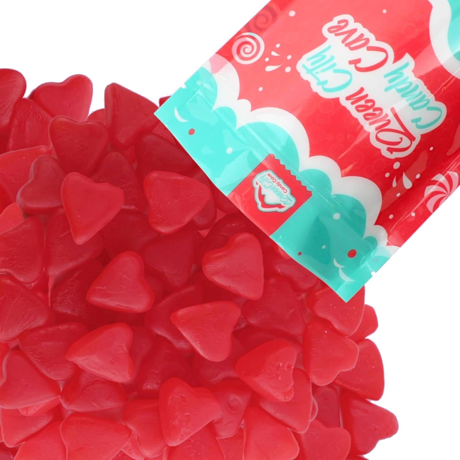 Amazon.com : Cherry JuJu Candy Gummy Hearts - Sweet, Heart Cherry ...