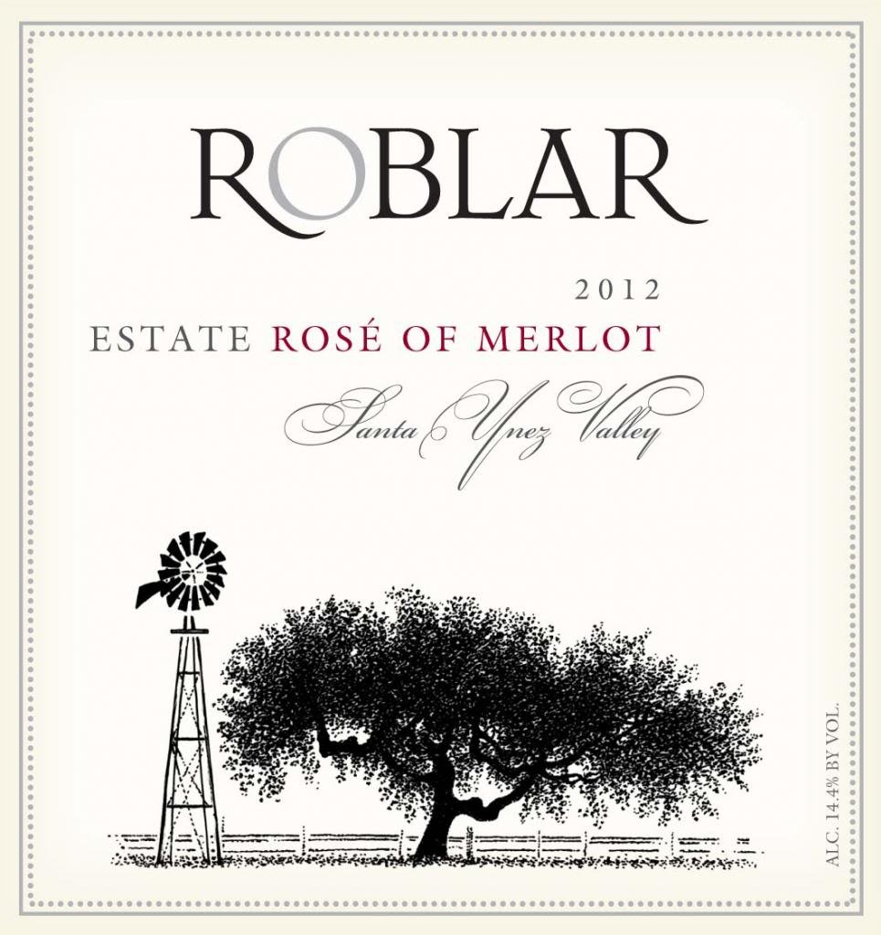 2012 Roblar Winery Santa Ynez Valley Estate RosŽ of Merlot 750 mL at ...