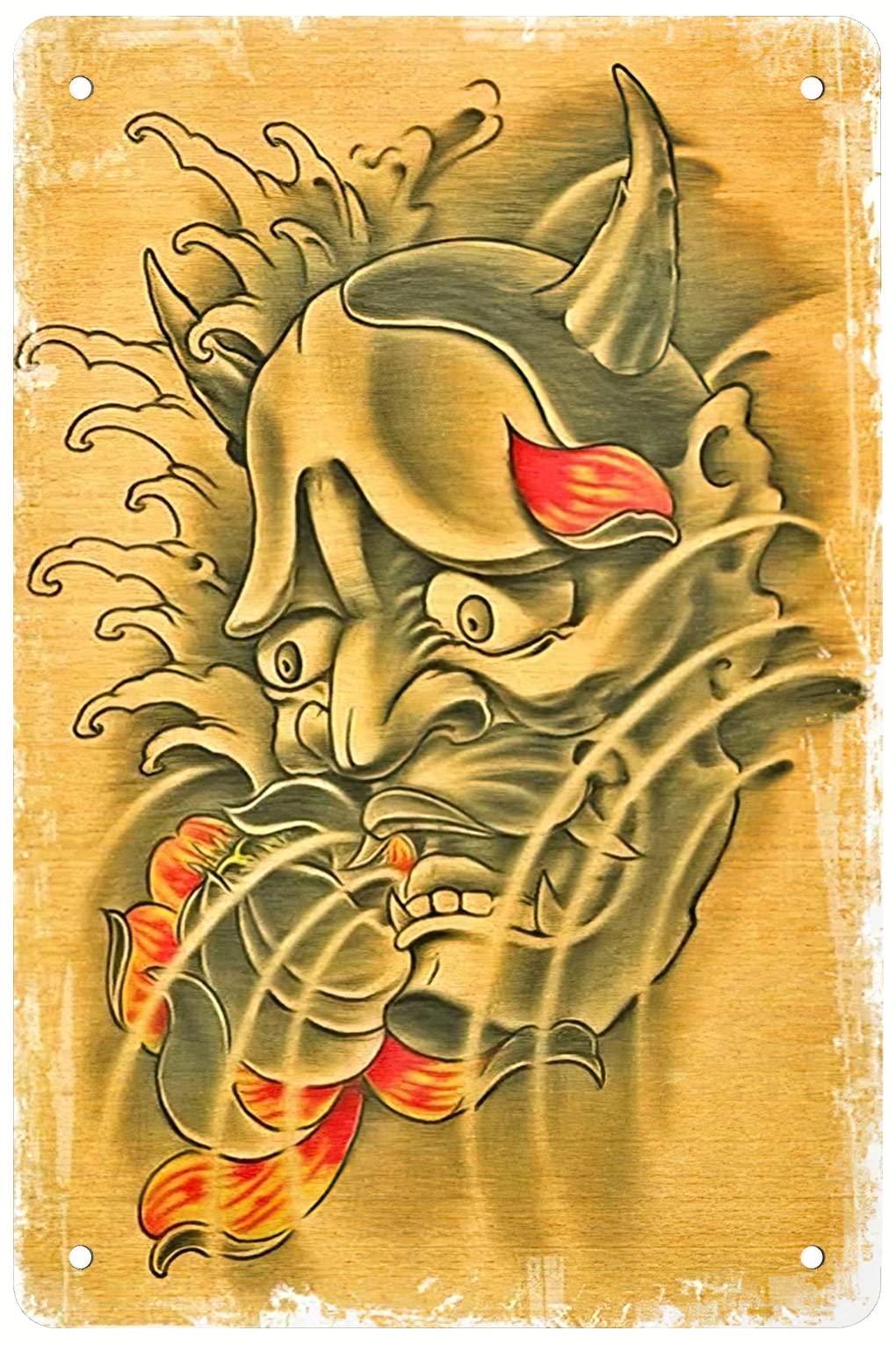Japanese Oni Painting