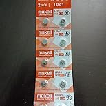 Maxell Genuinebattery LR41 AG3 LR736 392 392a 192 SR41 Button Coin Cell Battery - Pack of 10 ...