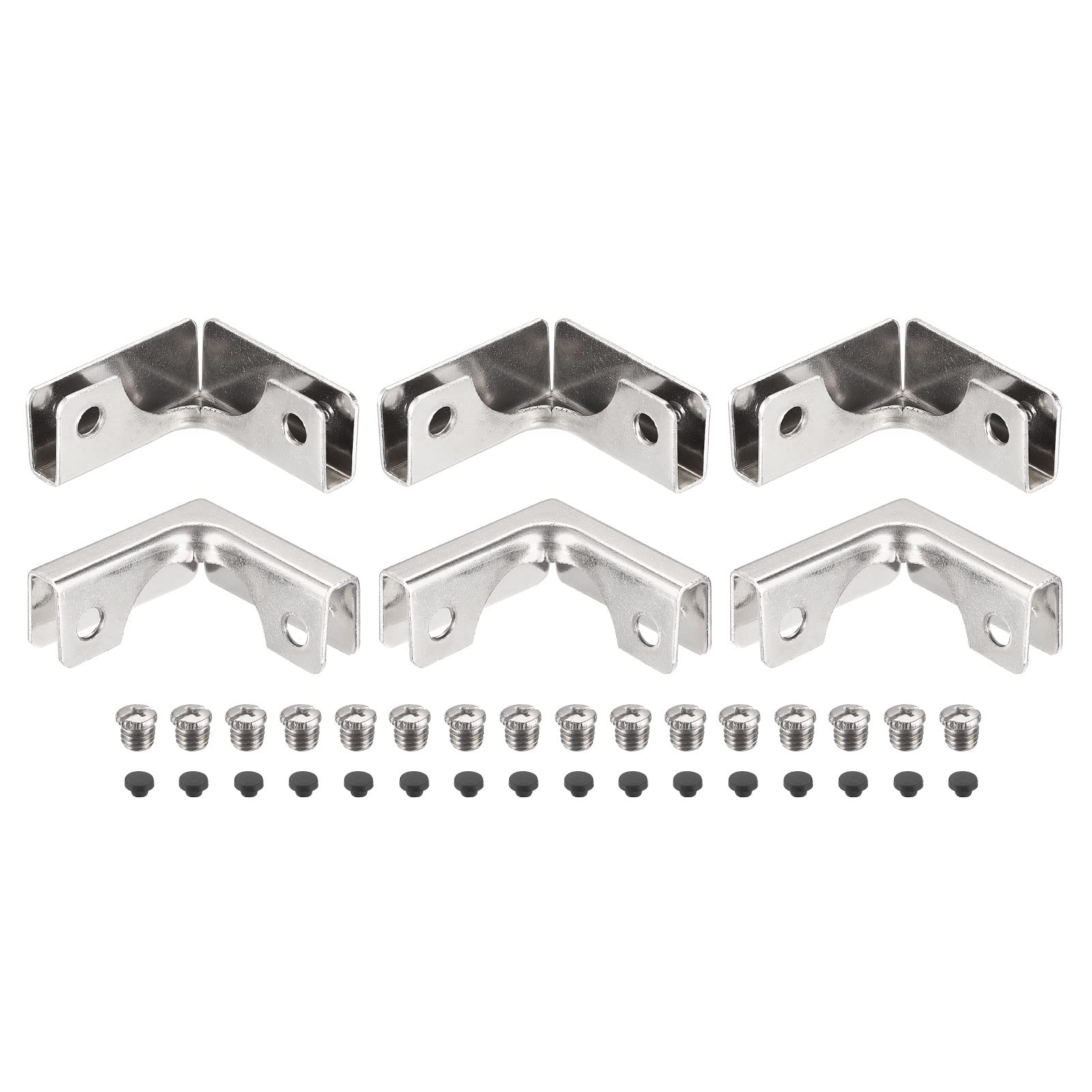 Amazon.com: HARFINGTON Glass Fixing Clip, 4pcs for 3-6mm L-Shaped Glass ...