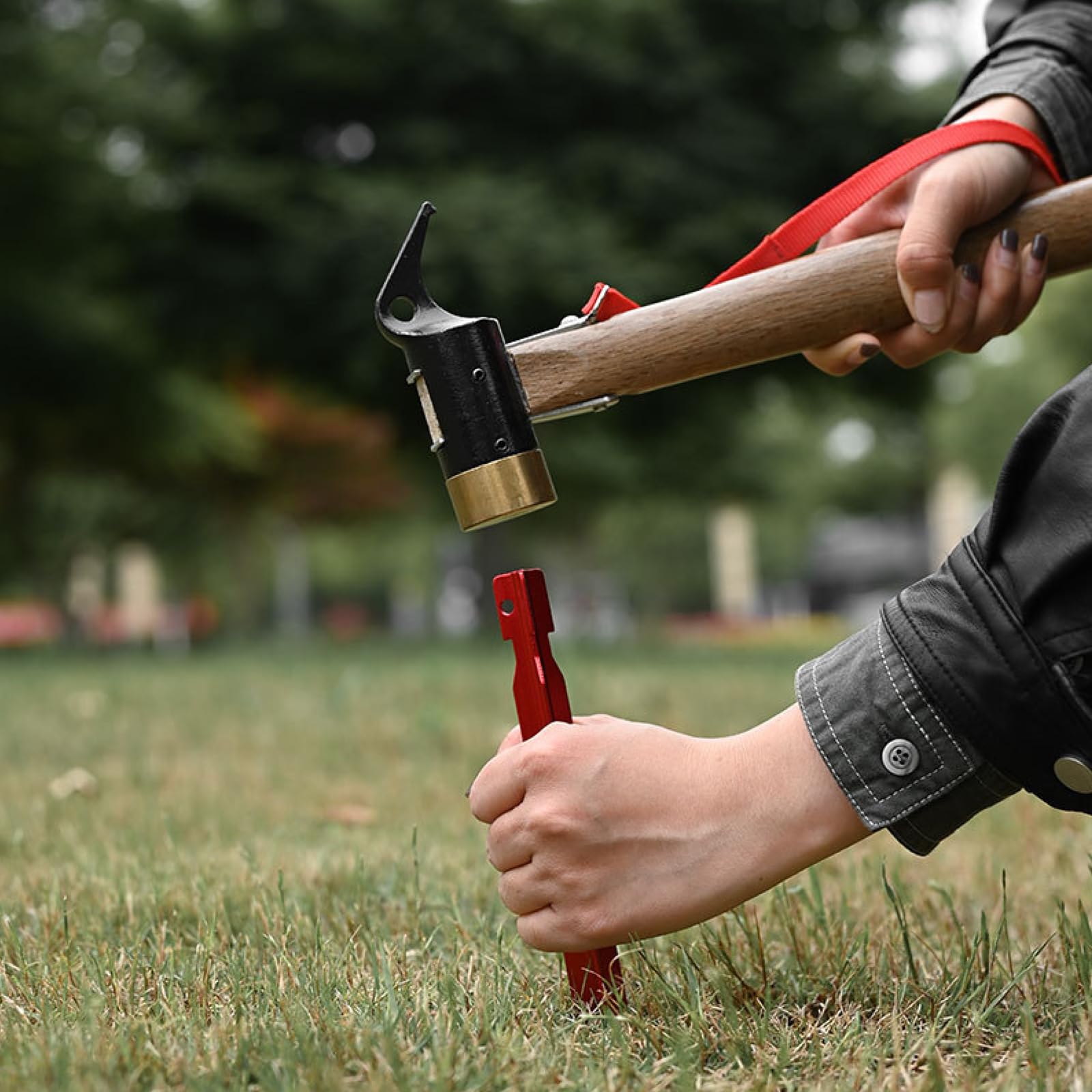 Snapklik.com : TRIWONDER Tent Stakes Heavy Duty Metal Ground Pegs ...