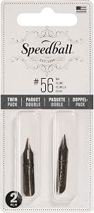 Amazon.com: Speedball Flexible Artist Pen Points, 56 School for Type B ...