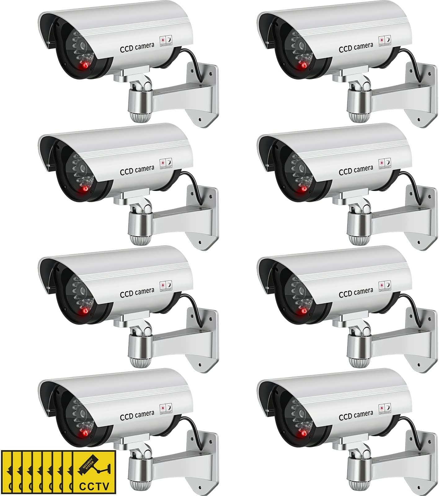 Amazon.com : BNT Dummy Fake Security Camera, with One Red LED Light at ...