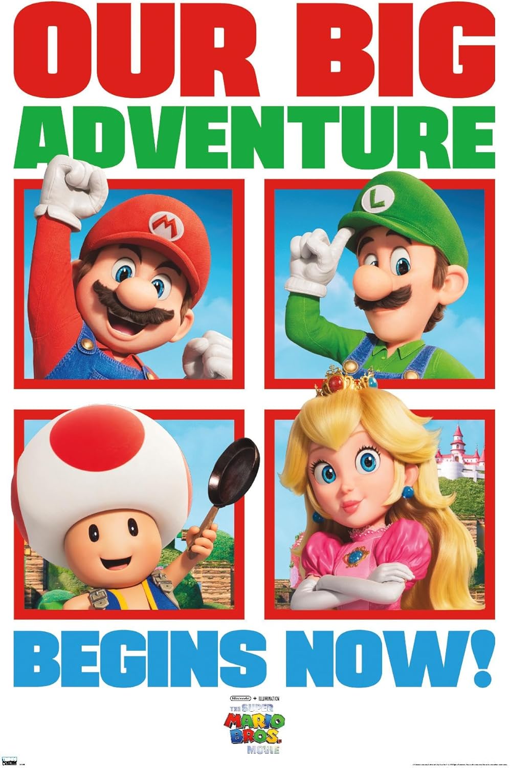 Amazon.com: Trends International The Super Mario Bros. Movie - Our Big ...