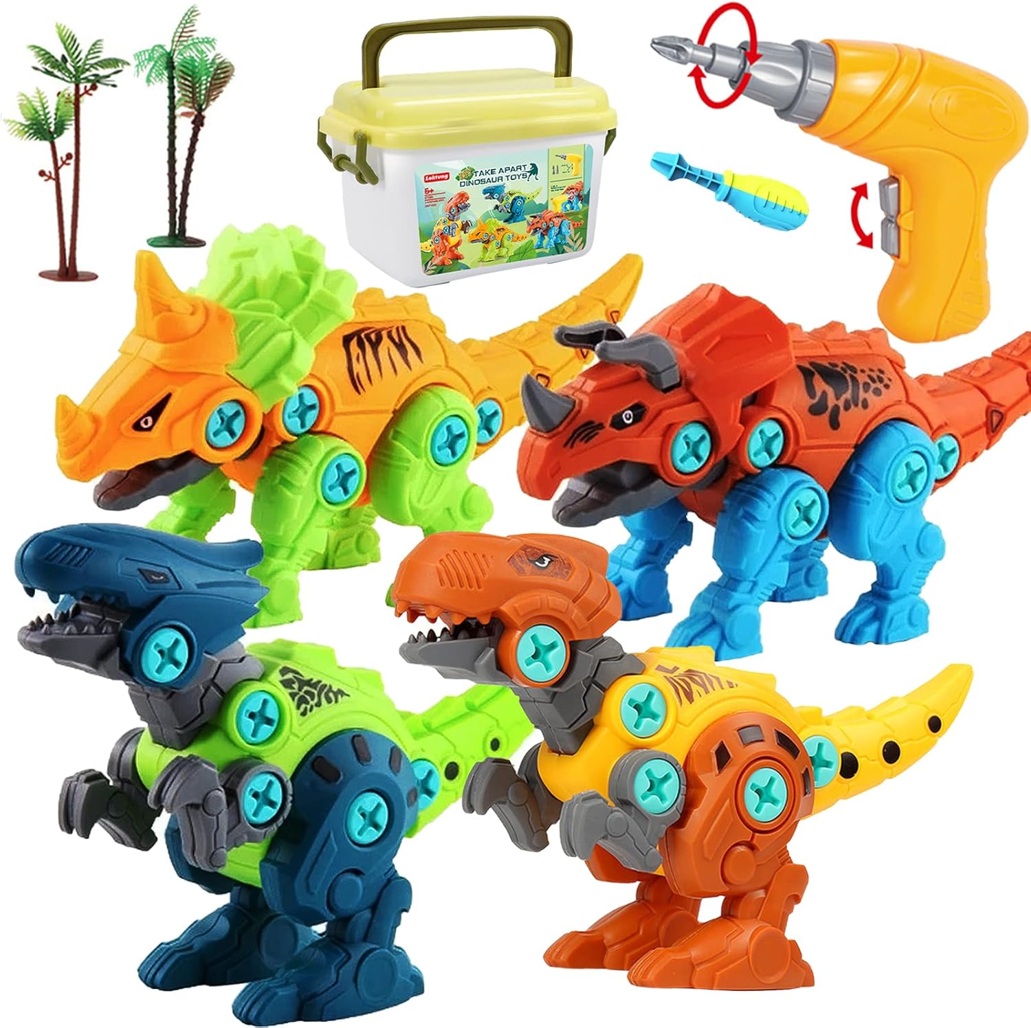 ZCOINS Take Apart Toy With Tool Play Kids Building Dinosaur Toy For 6 zcoins-take-apart-toy-with-tool-play-kids-building-dinosaur-toy-for-6